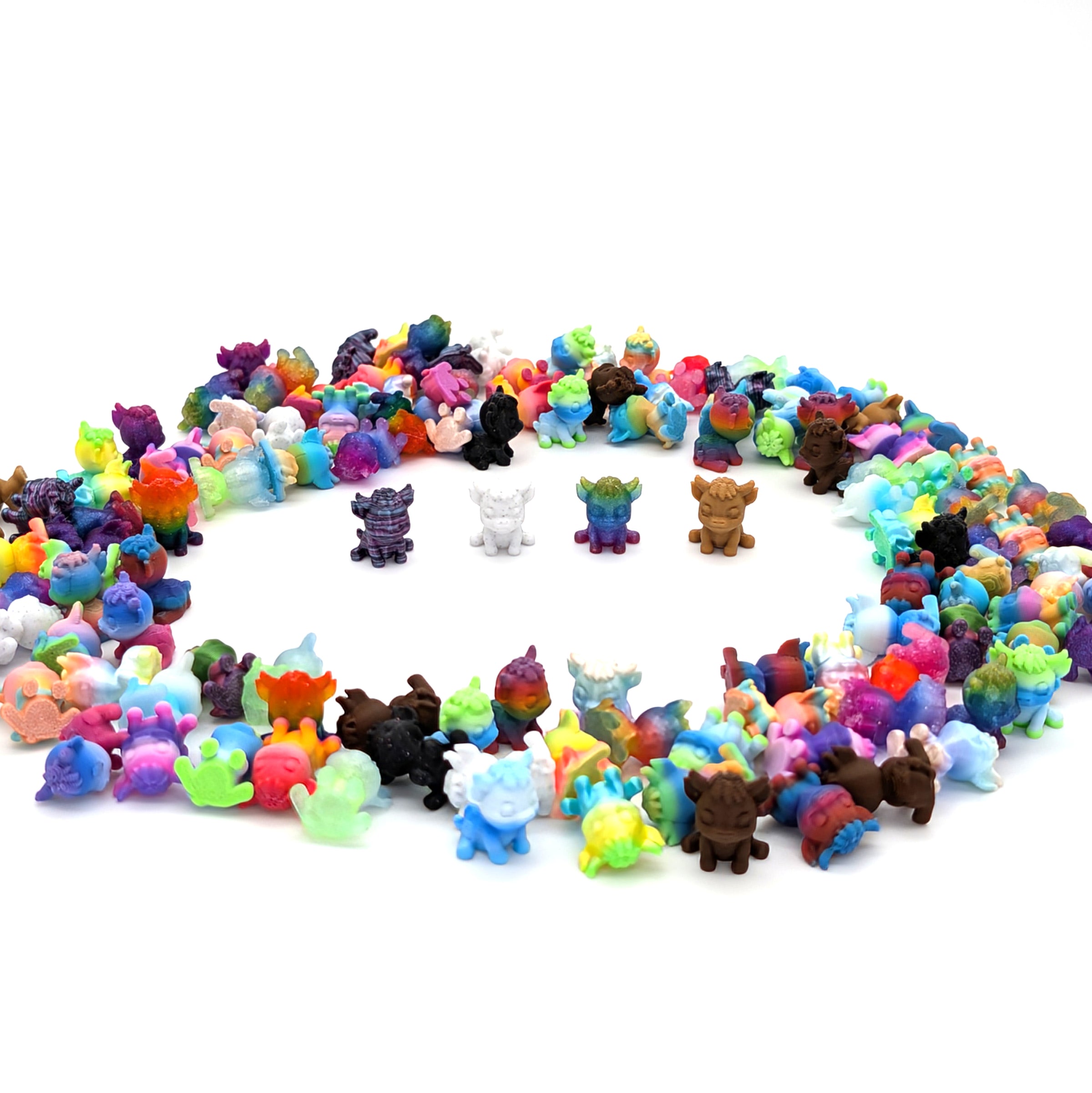 Highland Cows – Tiny Micro Figurines – Thele Treasures