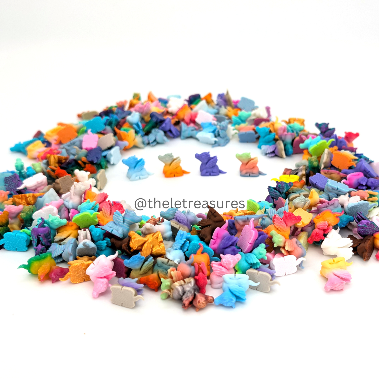 Tiny Pegasus Minis | Micro Fantasy Figurines – Thele Treasures