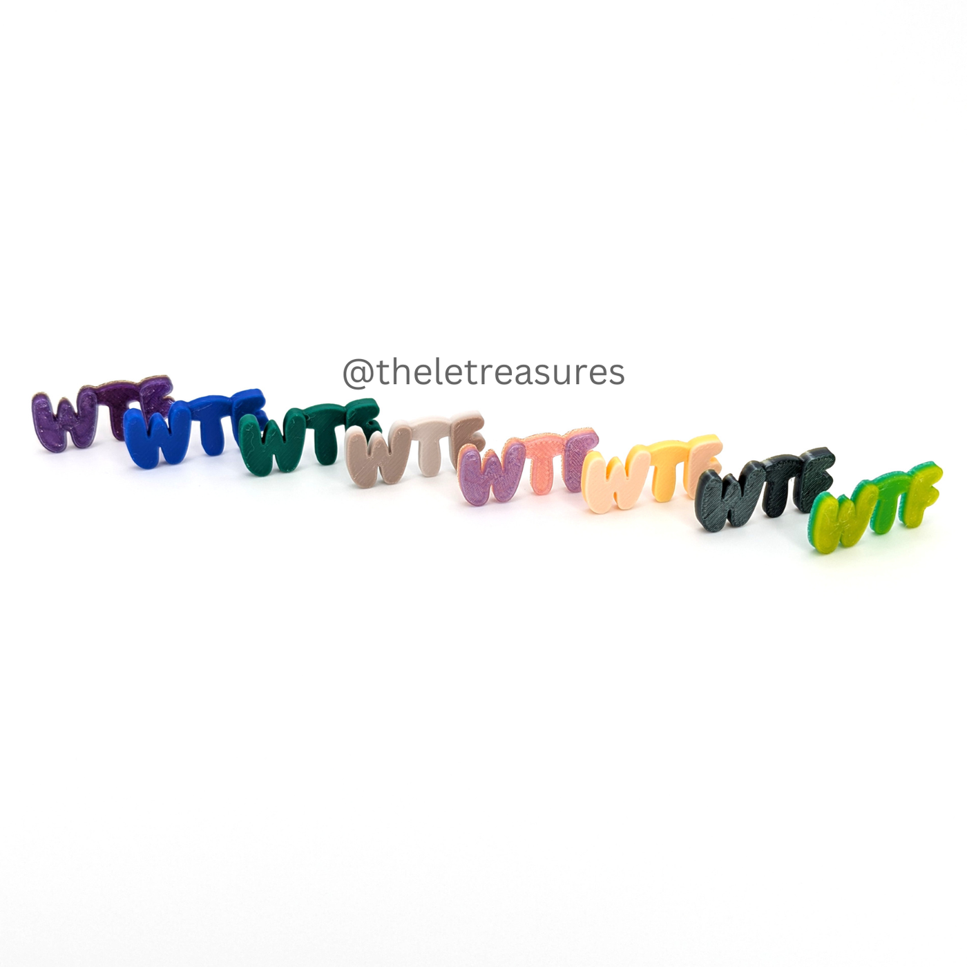 3D “WTF” Micro Figurines – Funny Reaction Tokens (100 Pack) – Thele ...